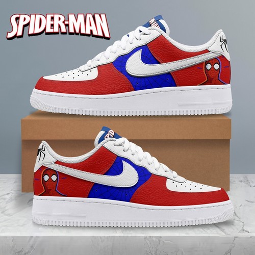 Spiderman Superhero Air Force 1 Shoes For Adults Men And Women Sneaker ...
