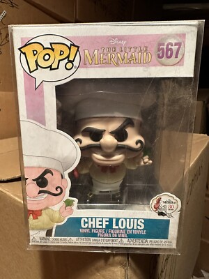 Funko Pop Chef Louis #567 Disney The Little Mermaid Vinyl Figure NEW ...