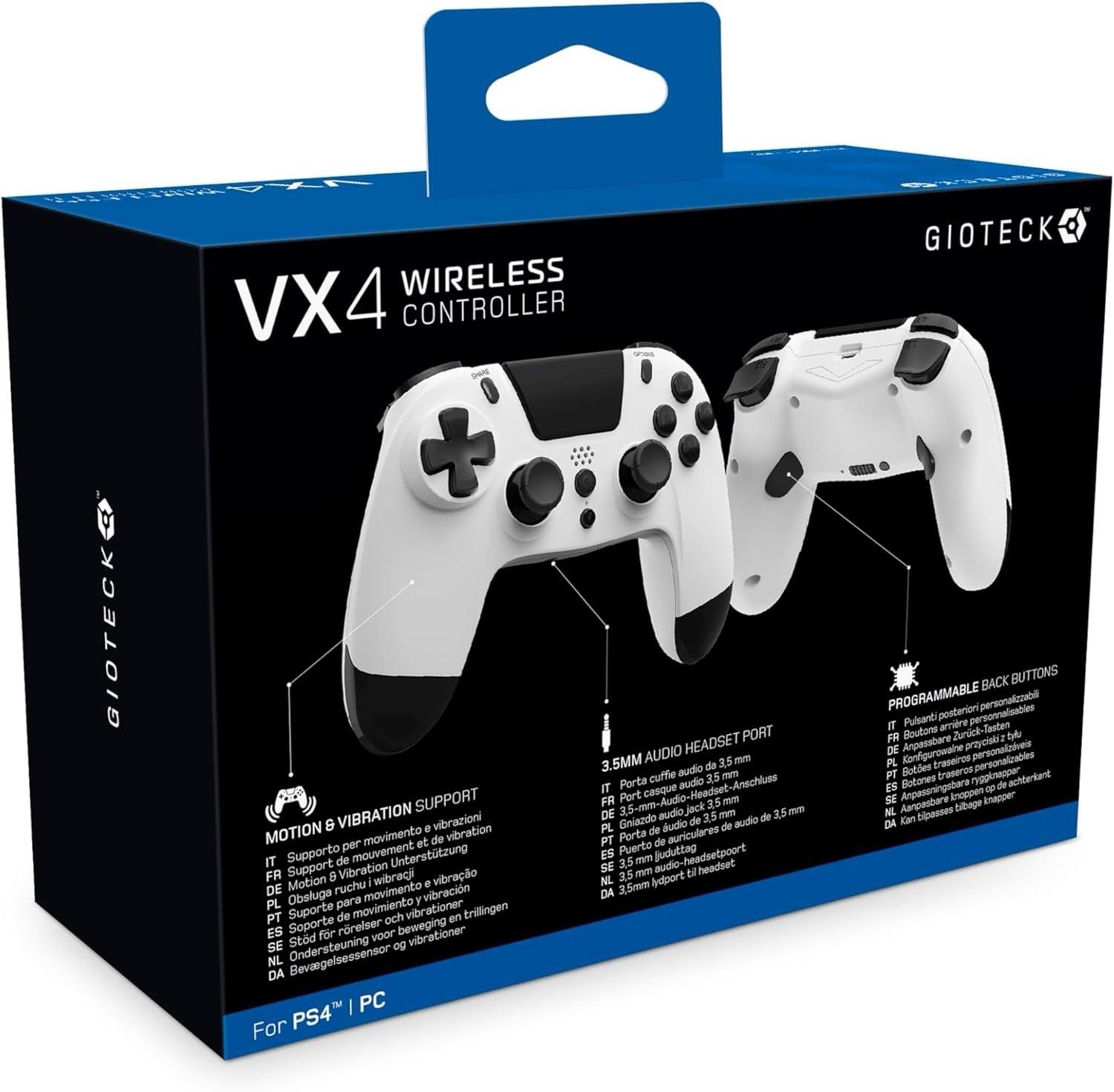 Gioteck VX4 Wireless Controller - White RRP £28 | eBay UK