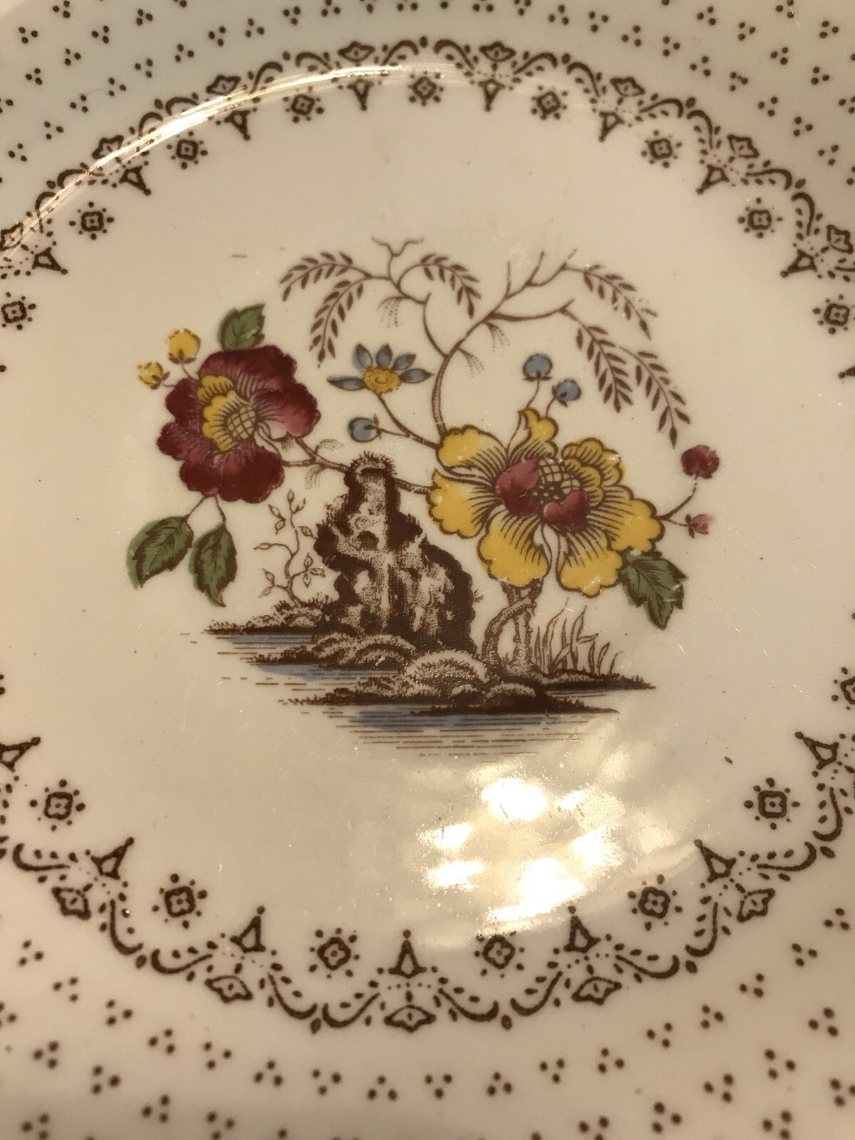 Royal China Inc. Chippendale Flower Pattern 6 Inch Desert Plate Sh15 | eBay