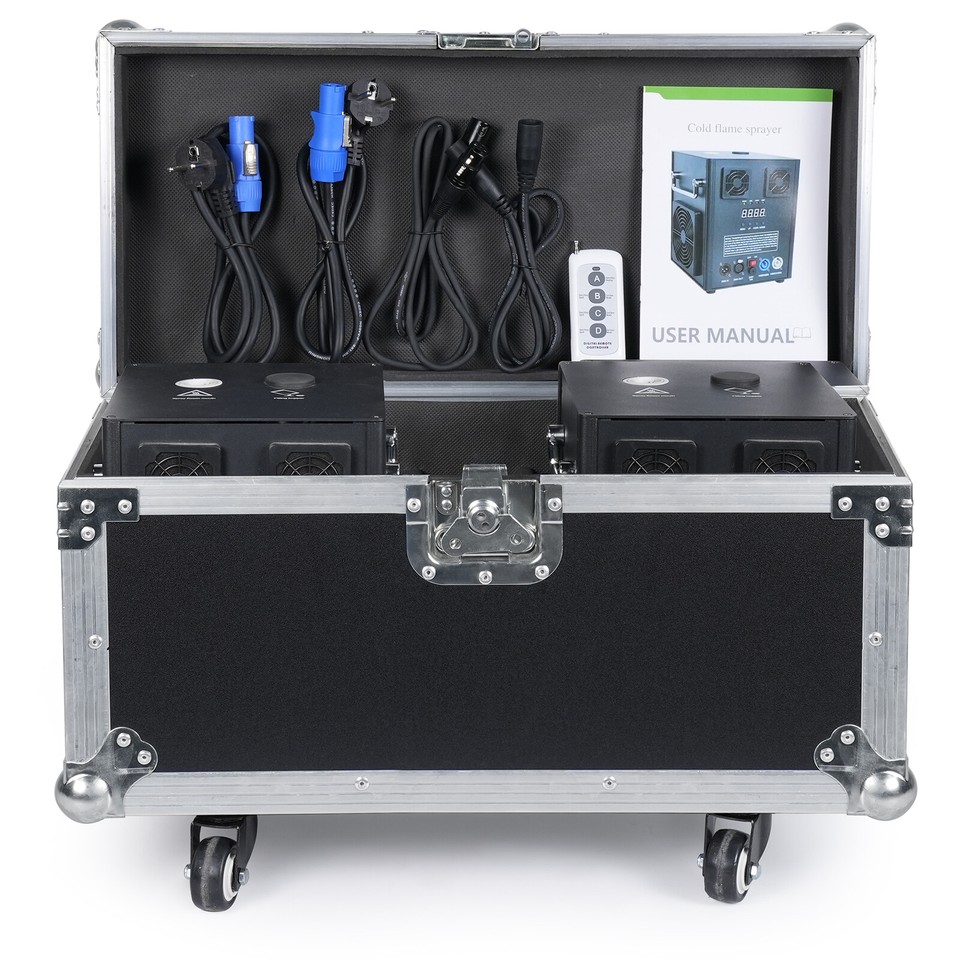 2x 700W Cold Spark Firework Machine Special Stage Effect DJ Wedding ...