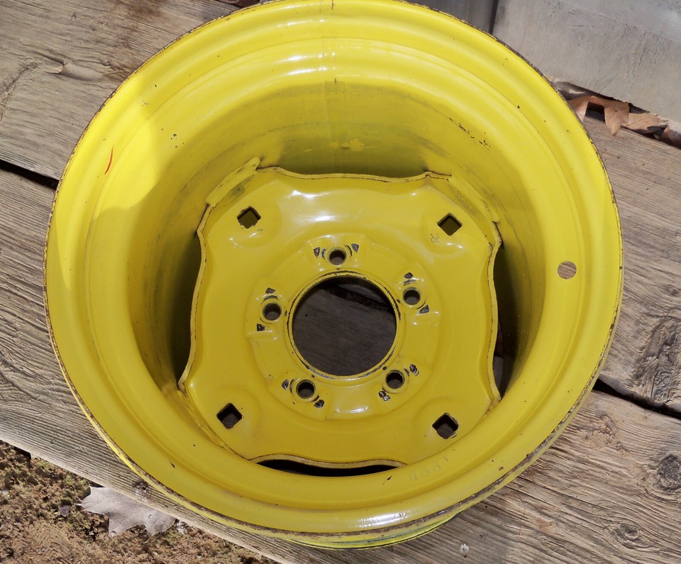 JOHN DEERE 420 430 Lawn Tractor REAR RIM WHEEL AM101523, 12 X 10.5 ...