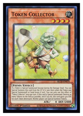 YuGiOh BLCR-EN079 Token Collector Ultra Rare Crystal Revenge | eBay