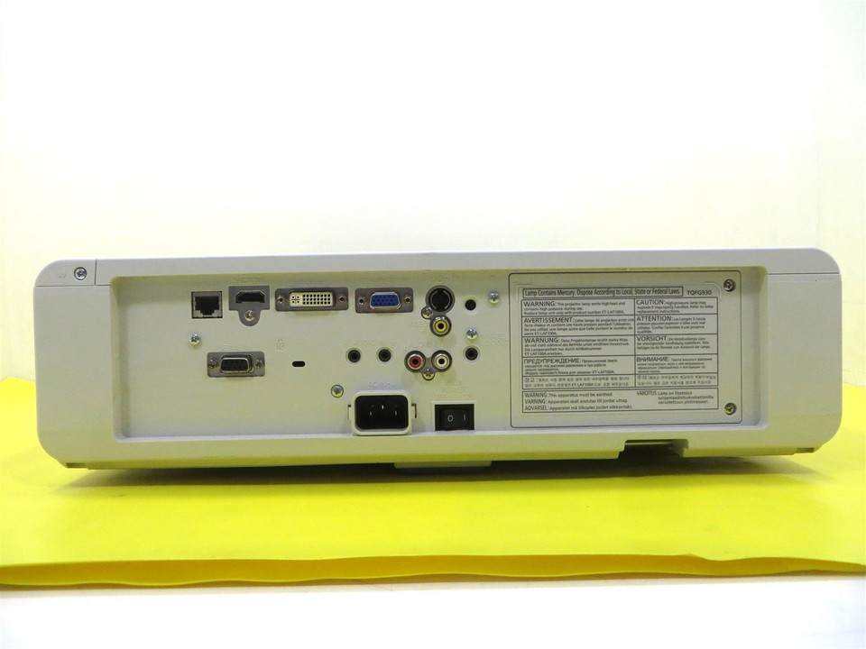 Panasonic PT-FW430 LCD PROJECTOR 3500 ANSI Lumens - Free shipping. | eBay