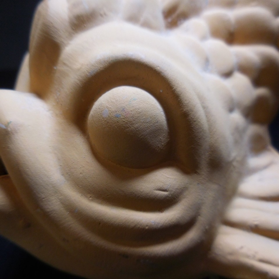 Ceramic Vintage Gargoyle Fish Ochre Rust Design XX N7899 | eBay