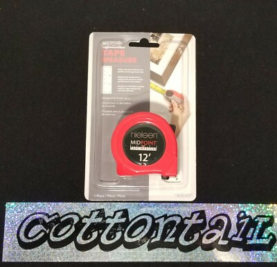 New Nielsen Midpoint Tape Measure 12' | eBay
