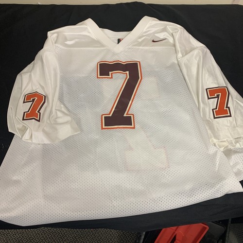 Michael Vick #7 Virginia Tech Hokies Varsity Traditions Majestic Jersey ...