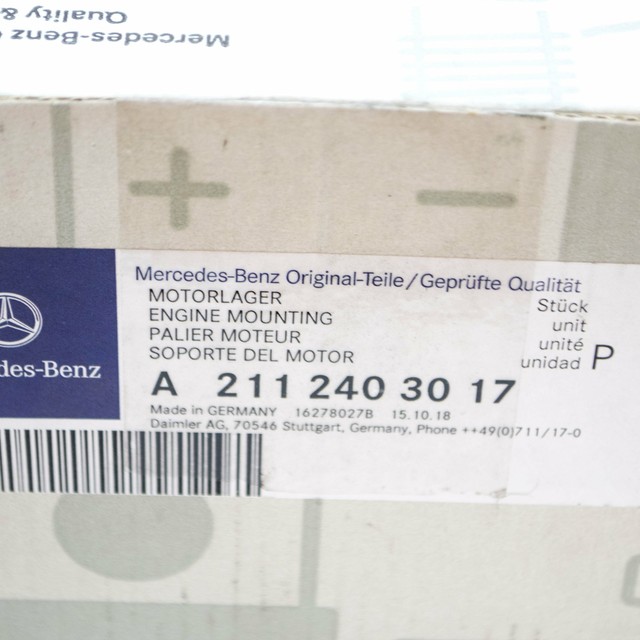 OEM Mercedes-Benz W211 E-class Front Engine Mount A2112403017 Genuine ...