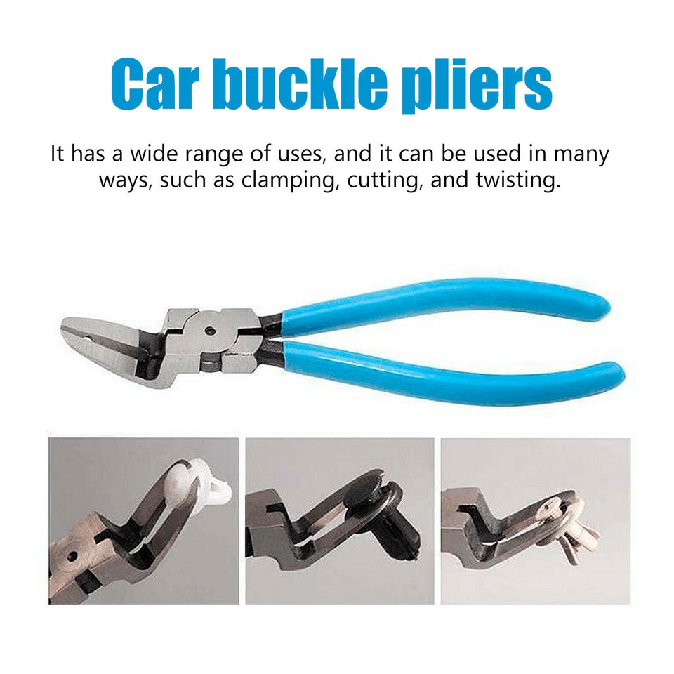 Car Fastener Cutter Clips Panel Puller Plier Tool Push Retainer Pin ...