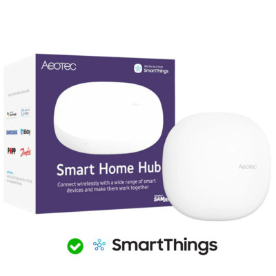 Aeotec SmartThings Hub V3 Smart Home Automation Compatible W Alexa ...