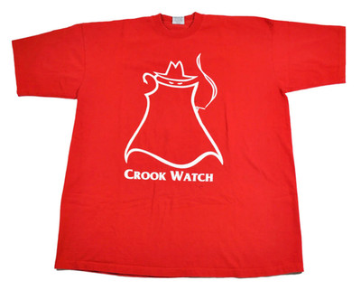 Vintage Stoney Crook Records Crook Watch North Dallas Rap Red Shirt 3X ...