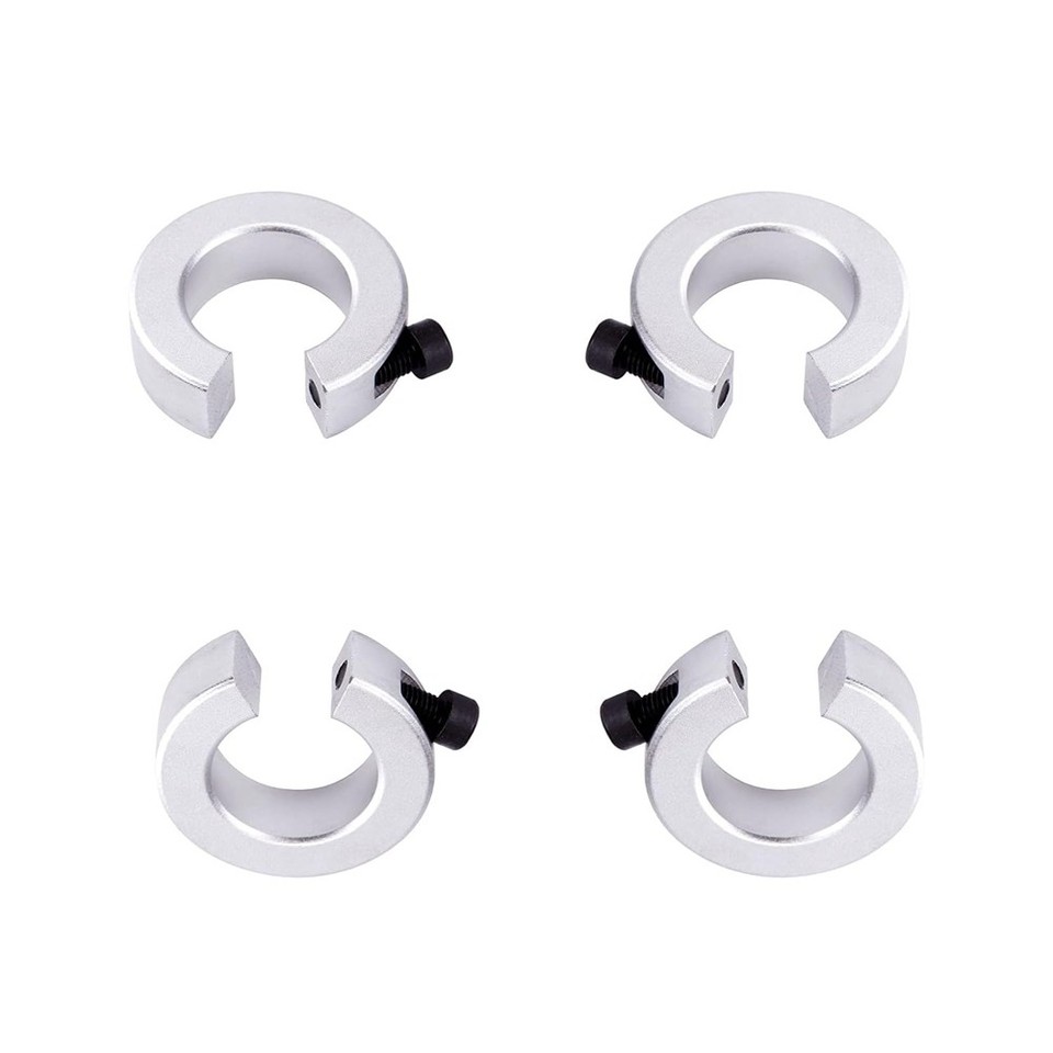 4pcs SBR20 Linear Rail Stop Collars Aluminum Alloy Shaft Limit Fixing ...