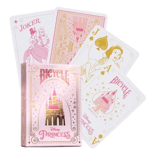 Bicycle Disney Princess Pink Playing Cards Deck Poker Size Made IN USA ...