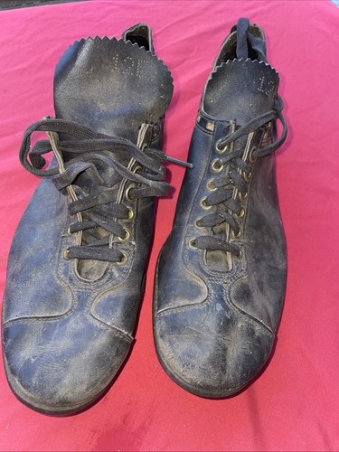 Vintage leather baseball cleats, spikes metal 12 E can’t find a brand ...