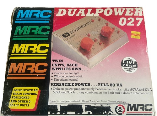 MRC model train transformer 027 DUAL POWER TESTED WORKS,open Box | eBay