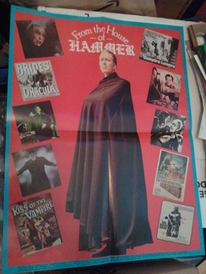Hammer Horror Poster Brides of Dracula Devil's Bride KissVampire ...