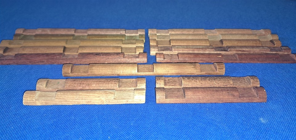 Lincoln Logs Lot of 15 Flat Half Round Logs 3 Notch + 2 Notch 7.5" | eBay