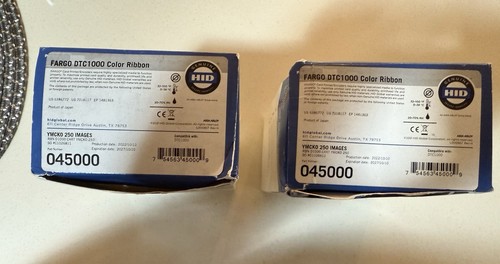Fargo Smart Load DTC1000 Color Ribbon Cartridge (LOT OF 2) | eBay