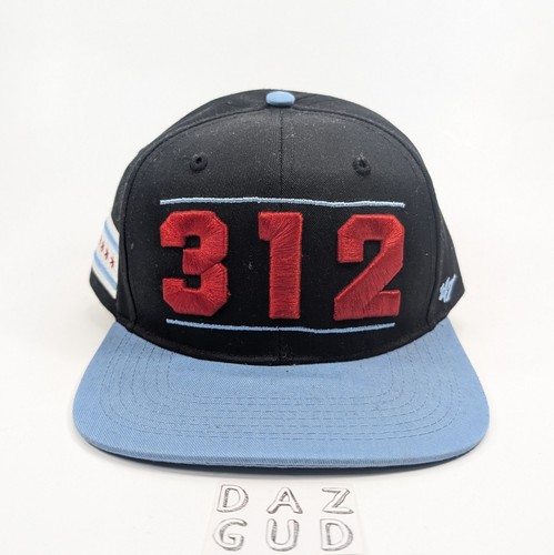 47 Brand 312 Chicago Area Code Flag Snapback Hat Adjustable FORTY SEVEN ...