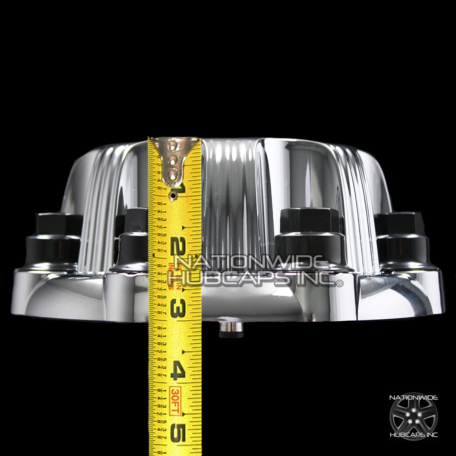 4 CHEVY GMC 8 Lug CHROME Wheel Center Hub Caps Bolt Covers fit Alloy ...