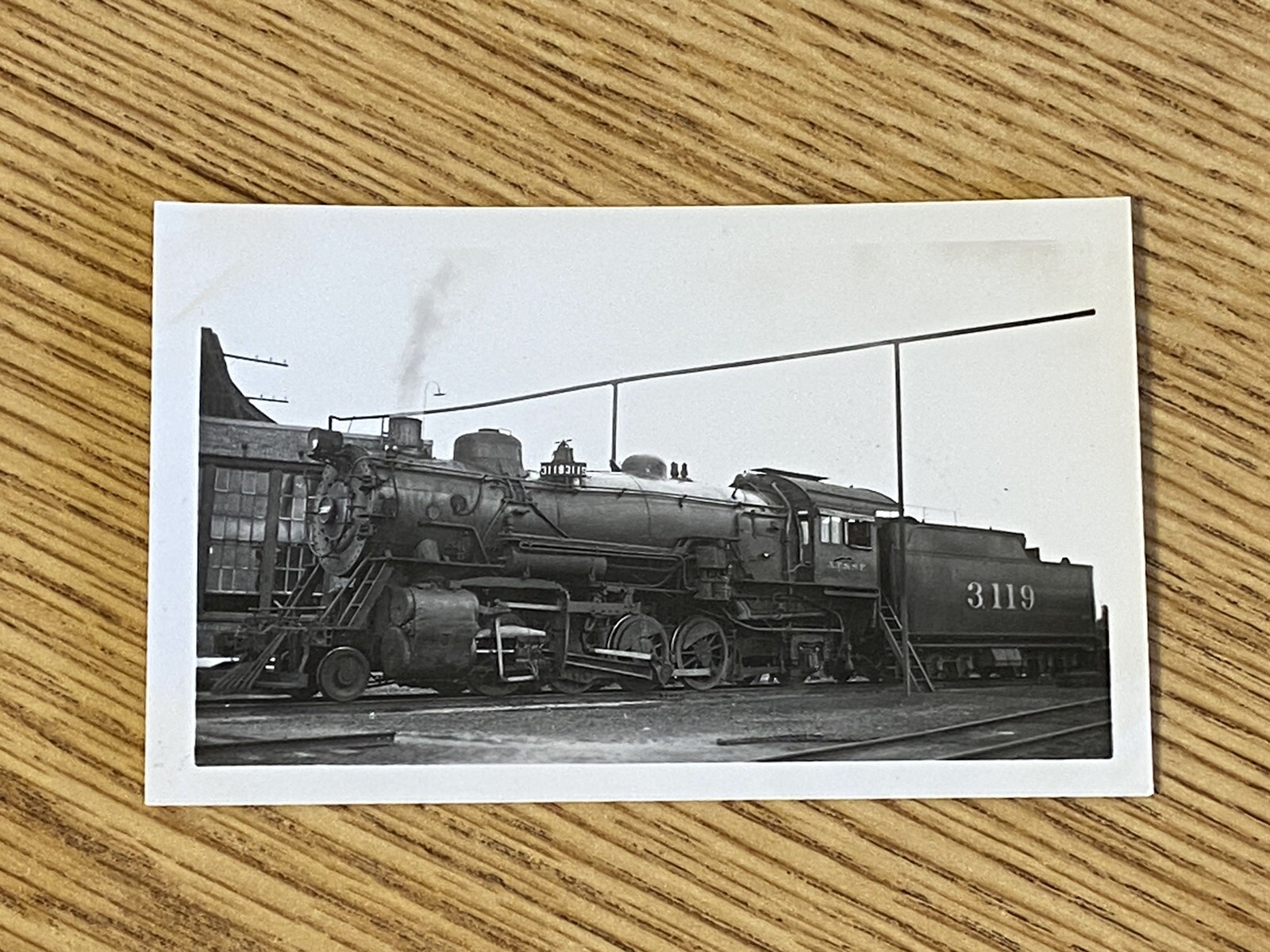 Santa Fe Railway Steam Engine Locomotive 3119 Vintage Photos ATSF | eBay