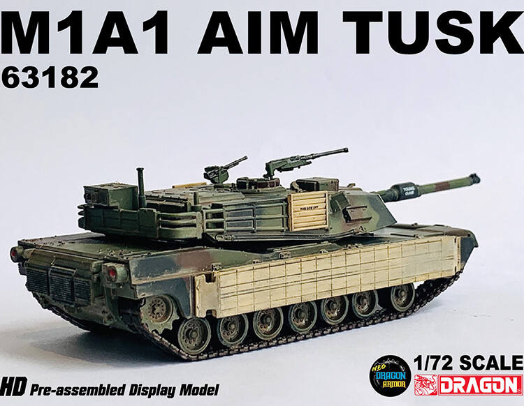1/72 US M1A1 AIM TUSK Abrams Main Battle Tank Model 63182 | eBay