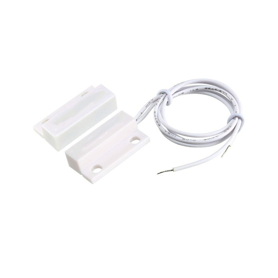 10 Pack White Door Window Security Alarm Contact Surface Reed Home ...
