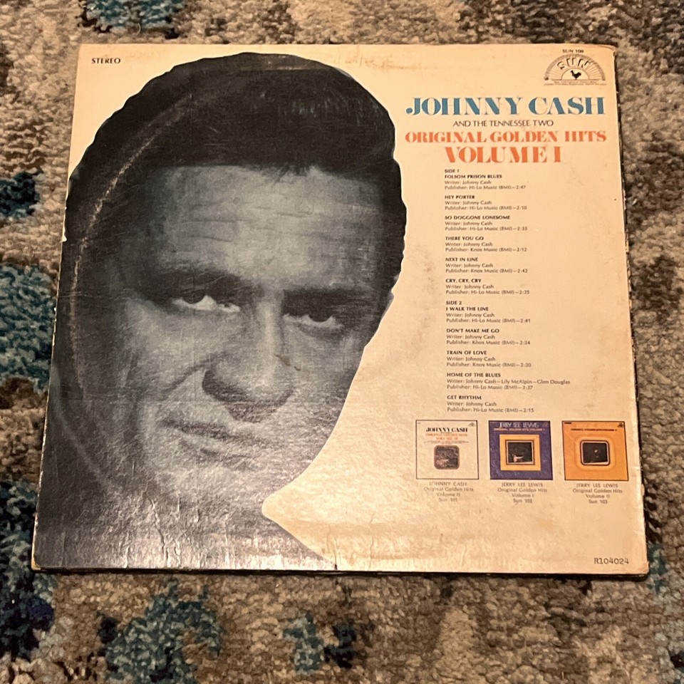 Johnny Cash and the Tennessee Two Original Golden Hits Volume 1 | eBay
