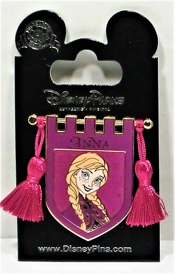 Disney Frozen Princess Anna Banner Dangle Tassel 3-D Pin BRAND NEW CUTE ...