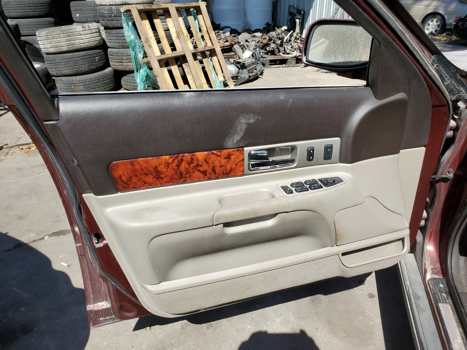 2003 2004 2005 2006 LINCOLN LS LEFT FRONT INTERIOR DOOR PANEL 6E TRIM ...