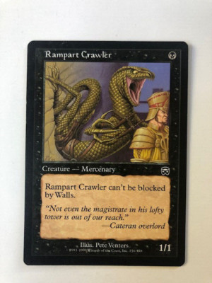 Rampart Crawler 1999 Mercadian Masques Magic Cards, COMBINED SHIPPING ...