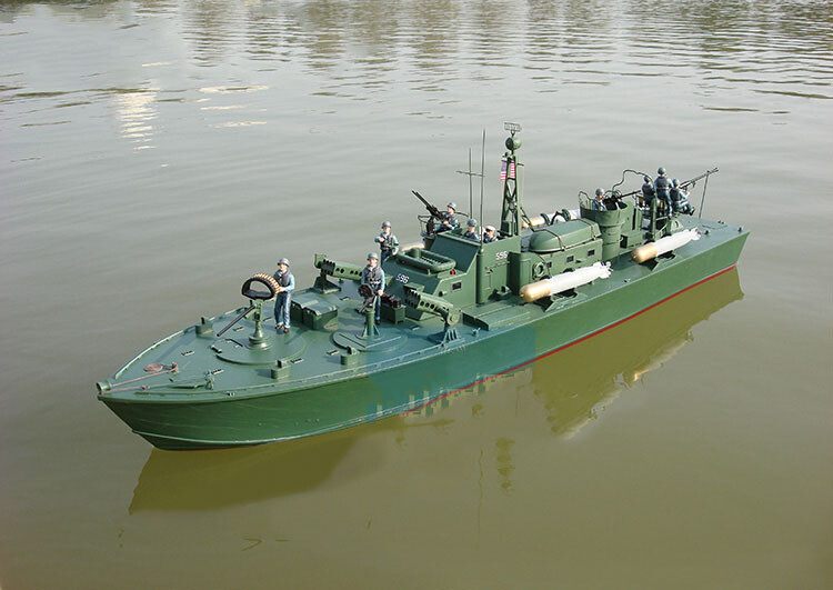 USS PT-596 Elco 80 Feet Class 1:25 40" 1030mm Torpedo Boat US Navy RC ...