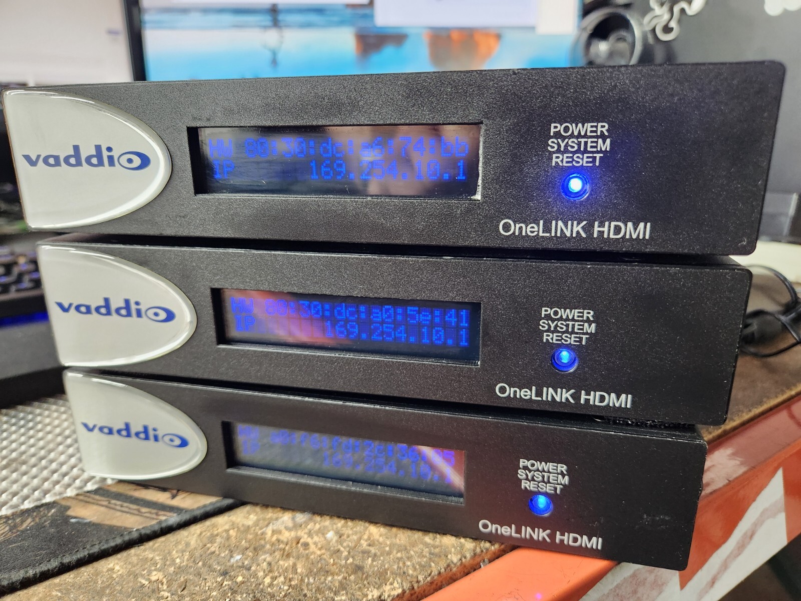 LOT OF 3 VADDIO 998-1105-043 ONELINK HDMI RECEIVER (1543-689) T13-E8 | eBay