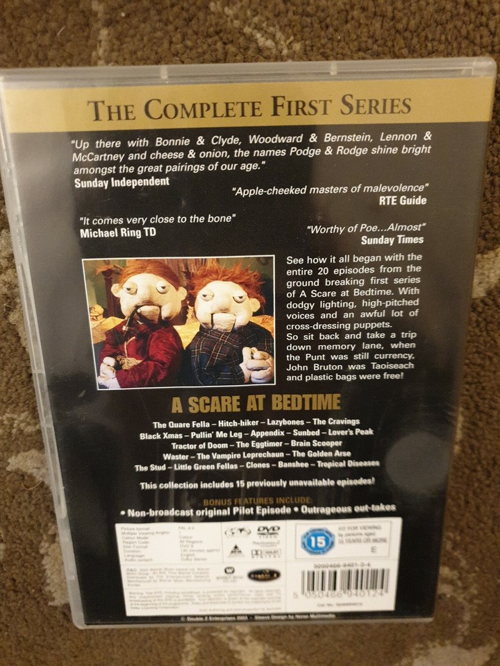 PODGE AND RODGE A SCARE AT BEDTIME SERIES 1 DVD COLLECTOR'S EDITION 20 ...