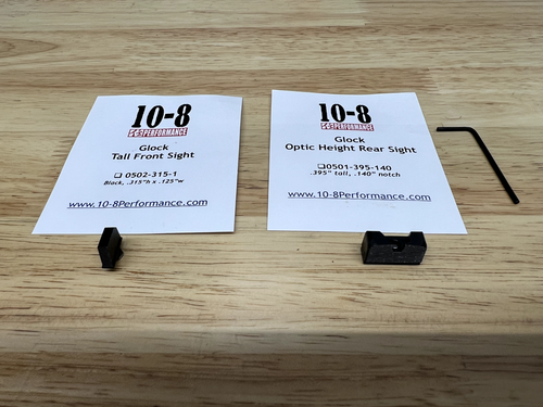 10-8 Performance Glock MOS Optic Height Sights | eBay