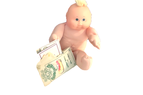 Vintage Coleco Preemie Appalachian Cabbage Patch Kids, Signed Xavier ...