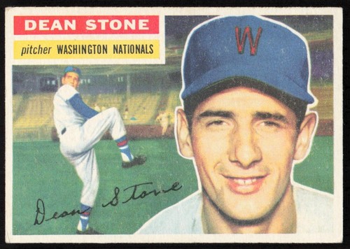 1956 Topps Dean Stone Washington Senators #87 A | eBay