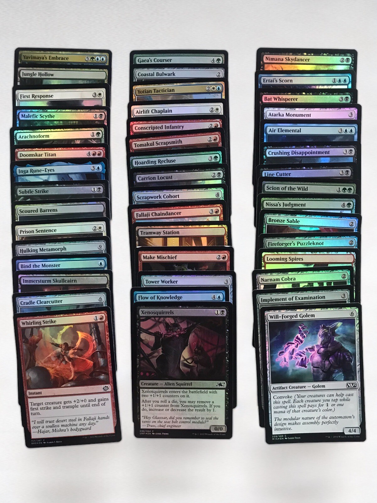 Lot 1000 FOIL ONLY Bulk MAGIC The Gathering MTG Borders Common Uncommon ...