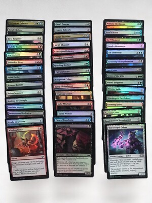 Lot 1000 FOIL ONLY Bulk MAGIC The Gathering MTG Borders Common Uncommon ...