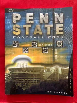 2001 NCAA Penn State Nittany Lions football media guide yearbook ...