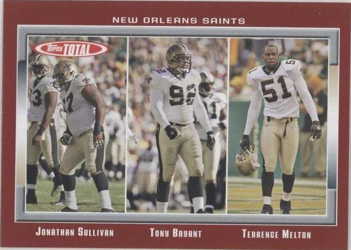 2006 Topps Total - Johnathan Sullivan, Tony Bryant, Terrence Melton ...