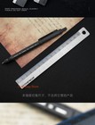 TC4 Titanium Alloy Double-sided Straight Ruler Measuring Marking Scale ...