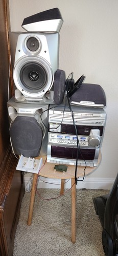 Philips Magnavox FW386C Mini HiFi System A/M F/M Dual Cassette 3 CD w ...