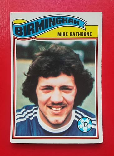 Topps Orange Back Football Cards 1978 #207 - Mike Rathbone - Birmingham ...