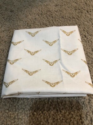 Harry potter Quidditch Golden Snitch 100% Cotton Fat Quarter 18"x22 ...