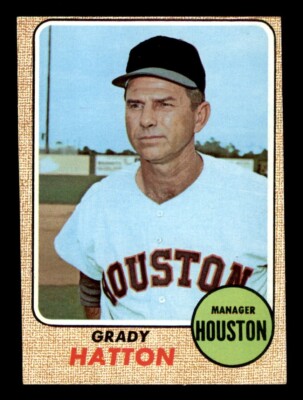 1968 Topps Baseball #392 Grady Hatton VG/EX | eBay