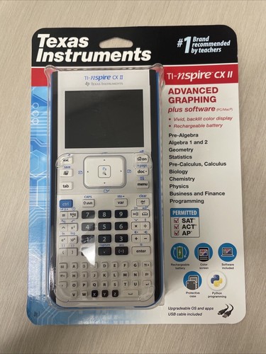 Texas Instruments TI-Nspire CX II CAS Color Graphing Calculator ...