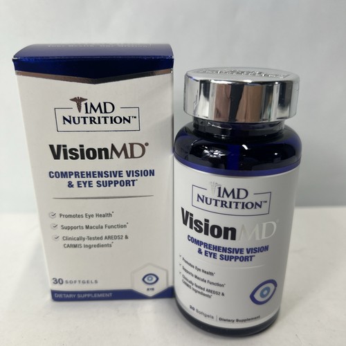 1MD Nutrition VisionMD Eye Vitamin Comprehensive Vision 30ct. Exp.06/26 ...