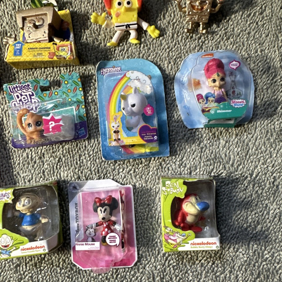 Mini Figure Lot Of 15 Ninja Turtles REN & Stempy Disney Princess | eBay