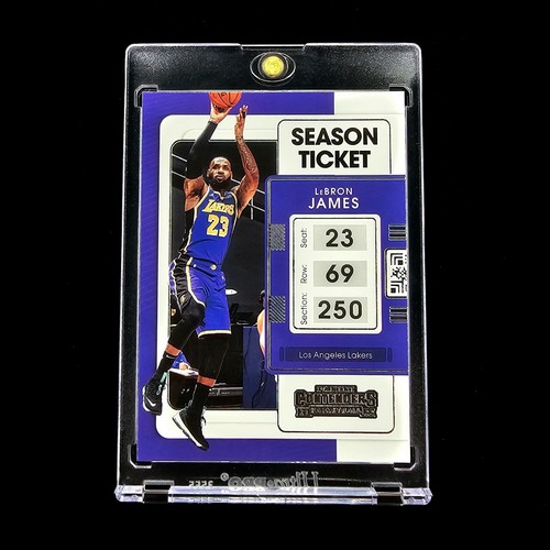Lebron James 2021-22 NBA Panini Contenders Season Ticket Card LA Lakers ...